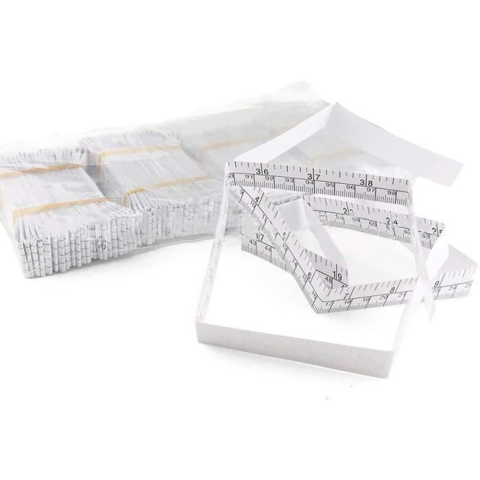 1 Mètre 40"Ruban à Mesurer Papier,Règles Mesure de la Plaie,Educare ...