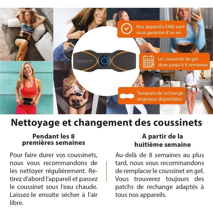 Bodify Appareil de Musculation EMS 2 en 1 pour Une Stimulation Ciblée ...