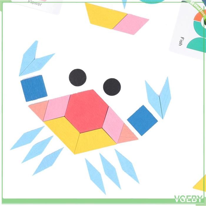 Fafeicy Jouets de blocs géométriques de puzzle Blocs de Puzzle ...