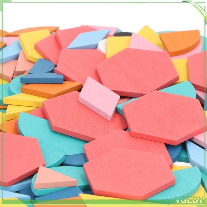 Fafeicy Jouets de blocs géométriques de puzzle Blocs de Puzzle ...