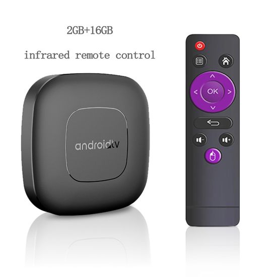 2024 Mortal T1 TV Box Android Allwinner H313 Quad Core HDR10+ 4K 2 Go ...
