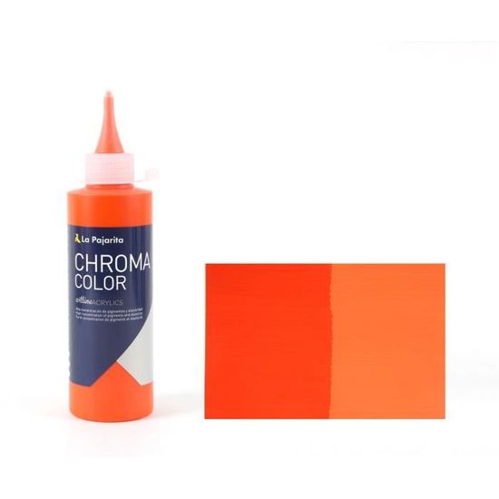 Peinture acrylique Chroma Color 200ml - Nuancier Chroma Color:Orange naphtol CC-05 - Cdiscount ...