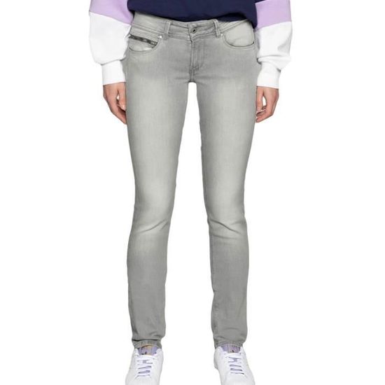 Jeans Gris Slim Femme Pepe Jeans Katha Grey - Cdiscount Prêt-à-Porter