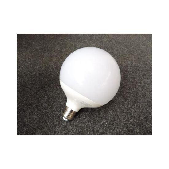Ampoule LED 18W globe verre dépoli Ø 120mm froid 6400K 1900lm culot E27 ...