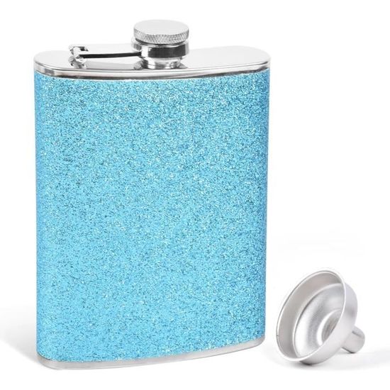 Flasque À Paillettes Femme 8 Oz, Glitter Flacon Whisky En Acier ...