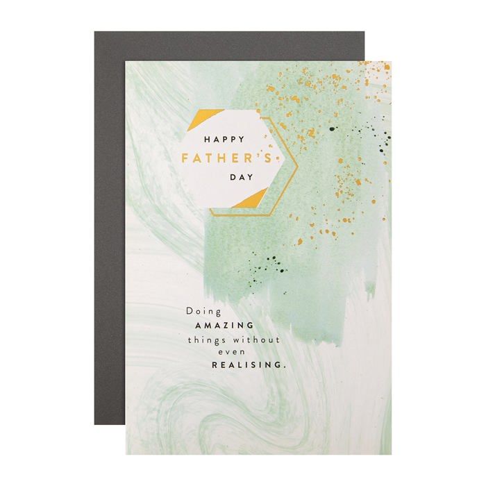Hallmark Carte de fete des peres - Motif aquarelle classique a base de ...