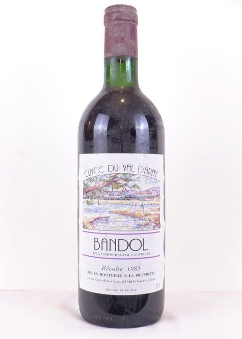 Vin rouge - bandol cuvée du val daray rouge 1985 - provence - La cave ...