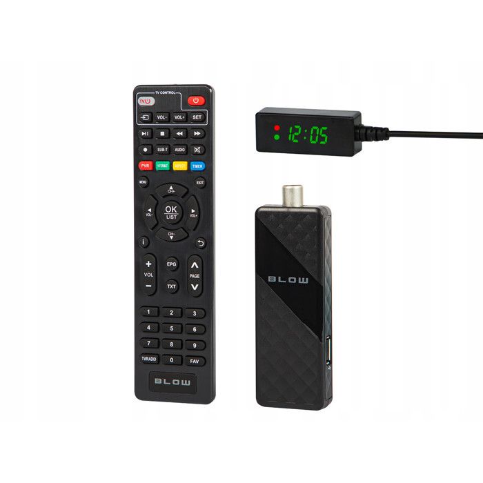 Tuner DVB-T/T2 - BLOW - 6000FHD - H.265 HEVC - Full HD 1080p - Port USB ...