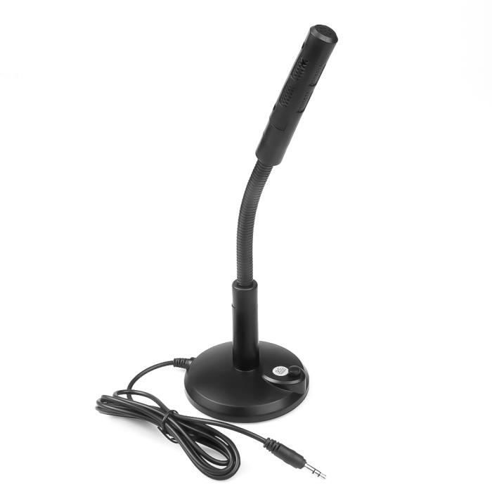 3.5MM - MINI-Microphone USB pour ordinateur portable, Audio stéréo ...