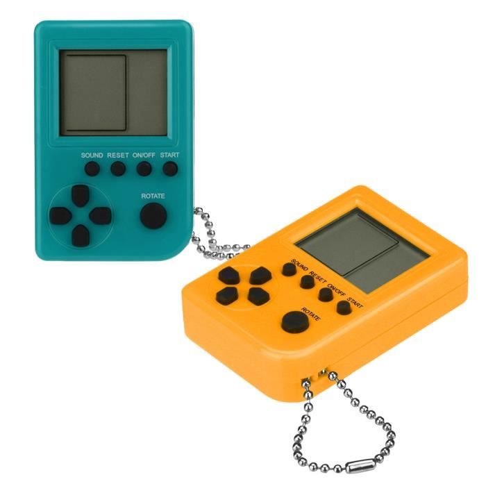 Mini Rétro console de jeu Tetris étudiants Pendentif Machines de ...