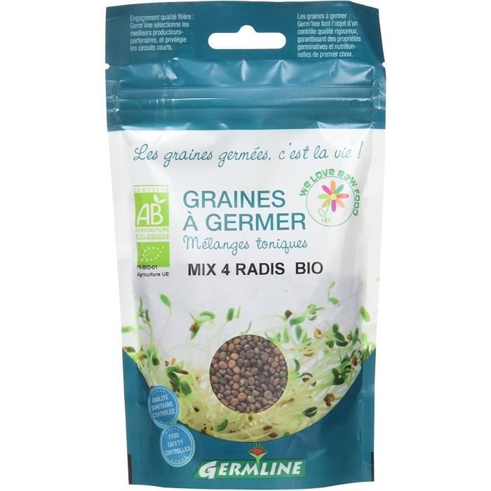 Germ'Line Graines Mix 4 Radis à Germer 100 g Lot de 2[693] - Cdiscount ...