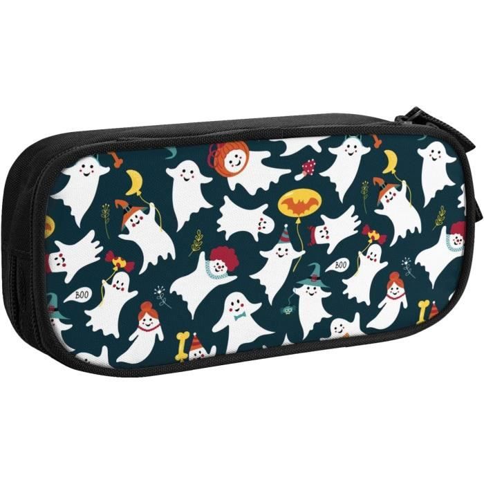 Trousse À Crayons D'Halloween Avec Motif Fantôme Et Monstre Amusant ...