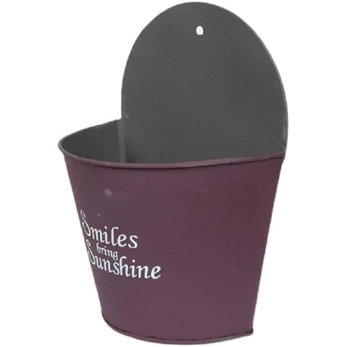 Pot De Fleurs Mural À Suspen E - Panier De Rangement Demi-Rond Pour ...