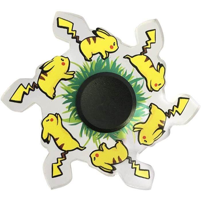 Pikachu Spinner Doigt animéAnimation rotative Jouet de Personnages de ...