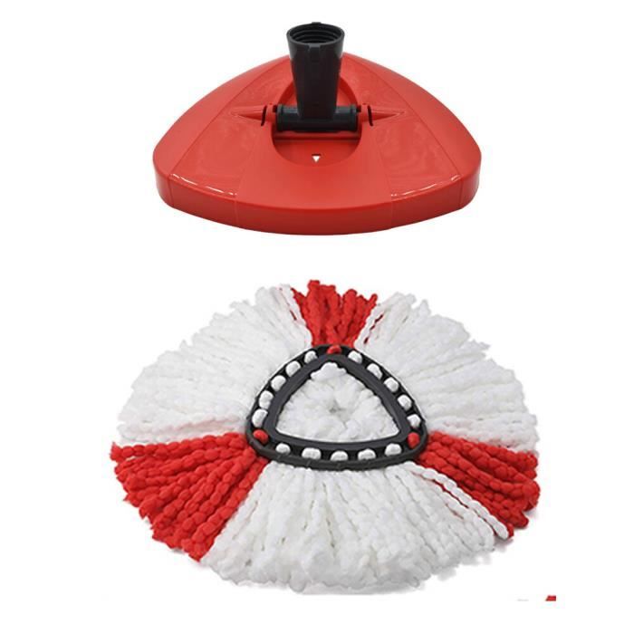 Eponge,Tête de vadrouille rotative triangulaire Ocedar 360, tampon de ...