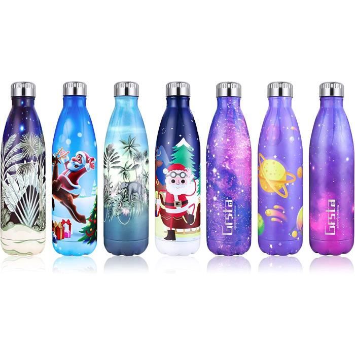 Gourde Inox| Bouteille Isotherme En Acier Inoxydable | Gourdes 350Ml-500Ml-650Ml-750Ml | Froid ...