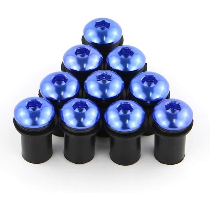 Lot De 10 Boulons De Pare-Brise M5 X 16 En Alliage Pour Honda, Suzuki ...