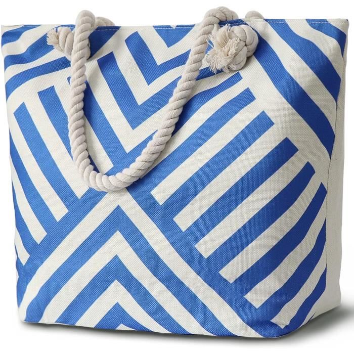 Sac De Plage Femmes, Grand Sac De Plage Xxl Extra Large Famille, Sac En ...