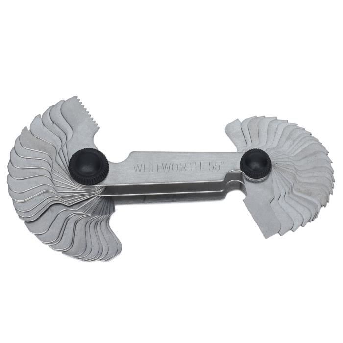 LAN Jauge De Pas De Filetage Argenté Jauge De Pas De Filetage Jauges À ...