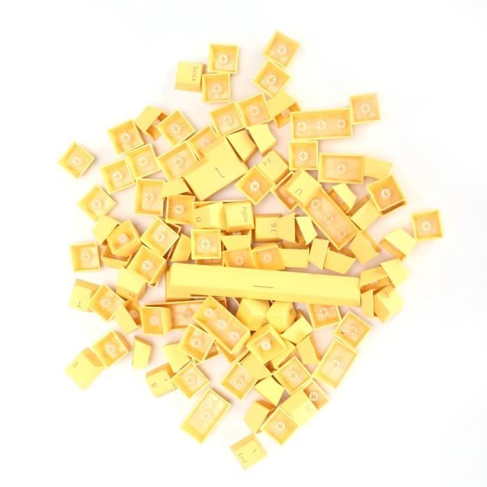 HURRISE PBT Keycaps, PBT Keycap Set Ergonomic Durable for 61 / 64 / 87 ...