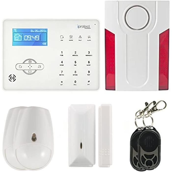 Iprotect Evolution Alarme Maison GSM - GSM Kit 7 Blanc iPE-06GSM - Cdiscount Bricolage