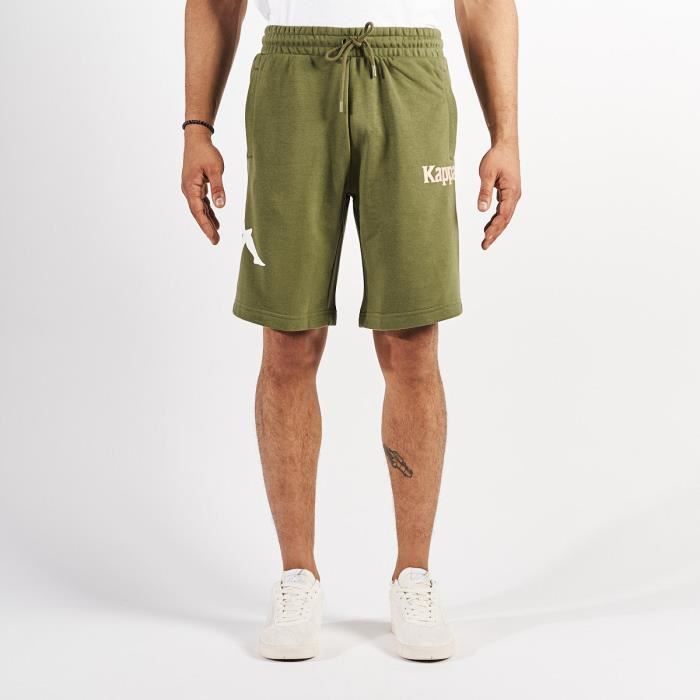 Short Sangone Authentic pour Homme - Vert - Kappa - Basique intemporel ...