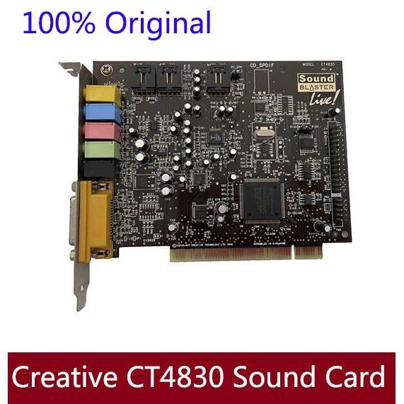 Carte son externe,Carte son démontable pour Creative SOUND BLASTER LIVE ...