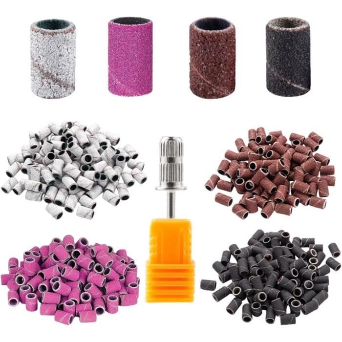 120Pcs Embout Ponceuse Ongles Anneau De Ponçage Des Ongles ...