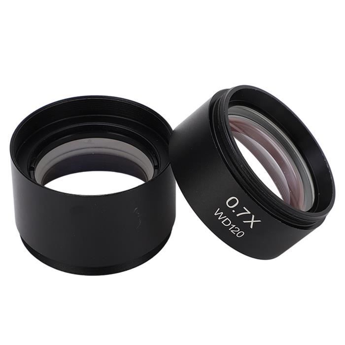 Sonew Objectif de microscope Ensemble de lentilles d'objectif 2 pièces ...