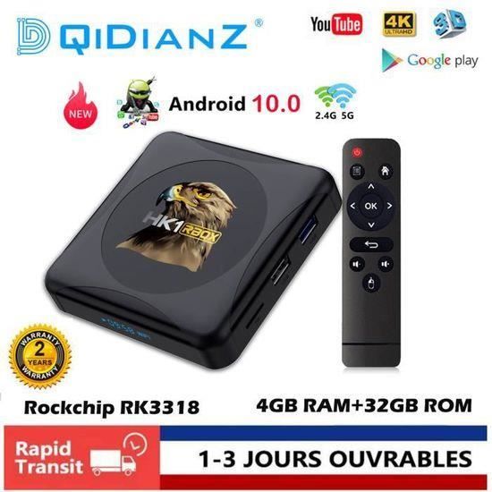 YESCUSTOM Android 10 HK1 RBOX R1 mini TV Box 4G 32GB Rockchip RK3318 ...