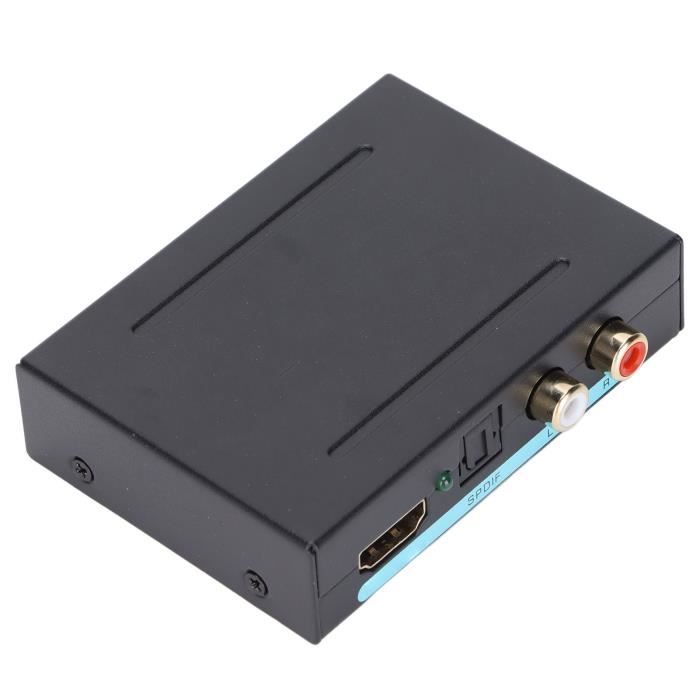 HURRISE séparateur audio 4K Extracteur audio Interface multimédia HD ...
