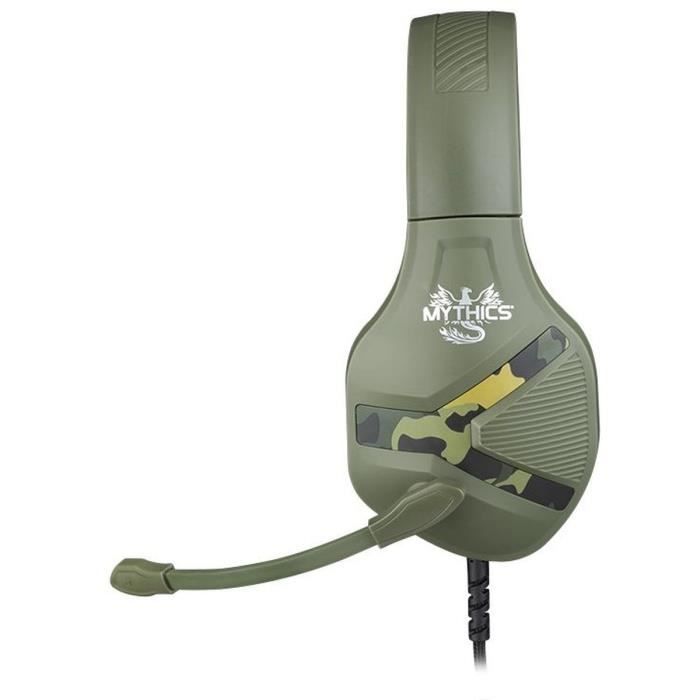 Casque-Micro Gaming - KONIX - Mythics Nemesis - Camouflage - 40 mm ...