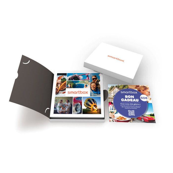 SMARTBOX - Bon Cadeau - 50 euros - Coffret Cadeau | 50 euros en Bon ...