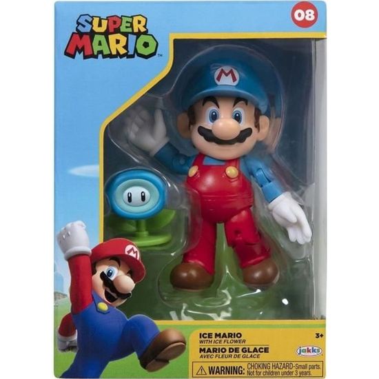 Figurine - JAKKS PACIFIC - Super Mario Bros - Mario de Glace - 10 cm ...