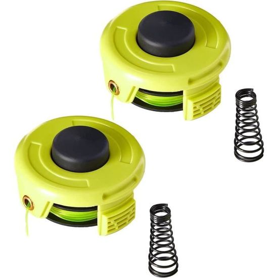 Lot de bobines de fil et de ressort - Ryobi - RAC118 - 1,2 mm - Durable - Noir + Jaune ...