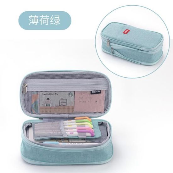 Trousse scolaire, fourre-tout pour l'école et lycée, étui à crayons ...