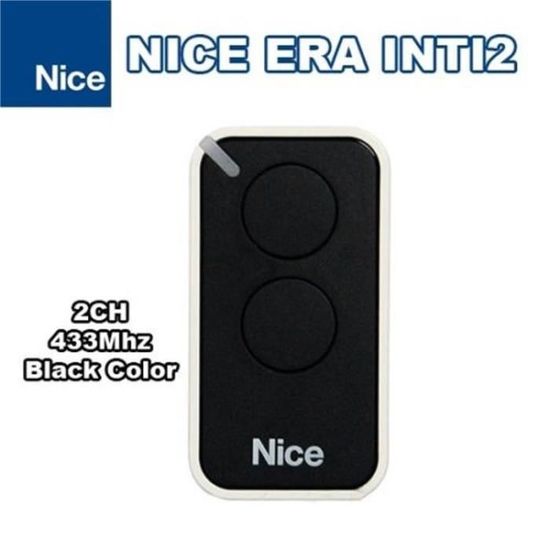 Nice INTI2 2 VOIES EMETTEUR 433,92 COULEUR NOIR MHZ ERA INTI - Cdiscount Bricolage