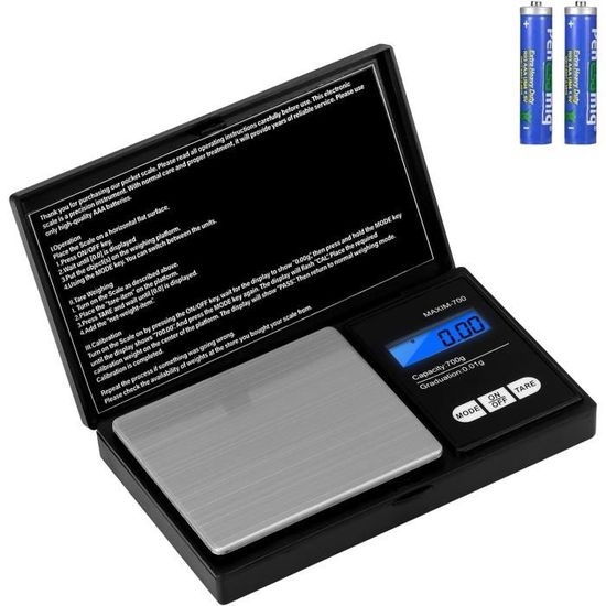 Balance De Précision 0.01G,Balance De Cuisine 700G-0,01G,Balance De ...