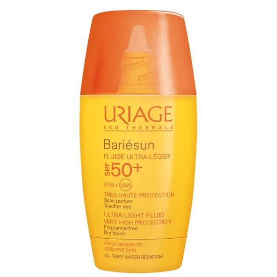 URIAGE BARIESUN FLUIDE ULTRA-LEGER SPF50+ PEAUX SENSIBLES 30ML - Cdiscount Au quotidien