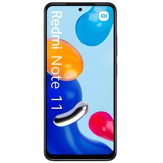 Smartphone XIAOMI REDMI NOTE 11 128G GRIS - Écran AMOLED 6.43'' - Snapdragon 680 - 128 Go - Gris ...