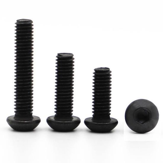 VIS,10.9 Class Steel-M3 20pcs-16mm--5 50PCS M2 M2.5 M3 M4 M5 M6 M8 304 En acier inoxydable-Noir ...