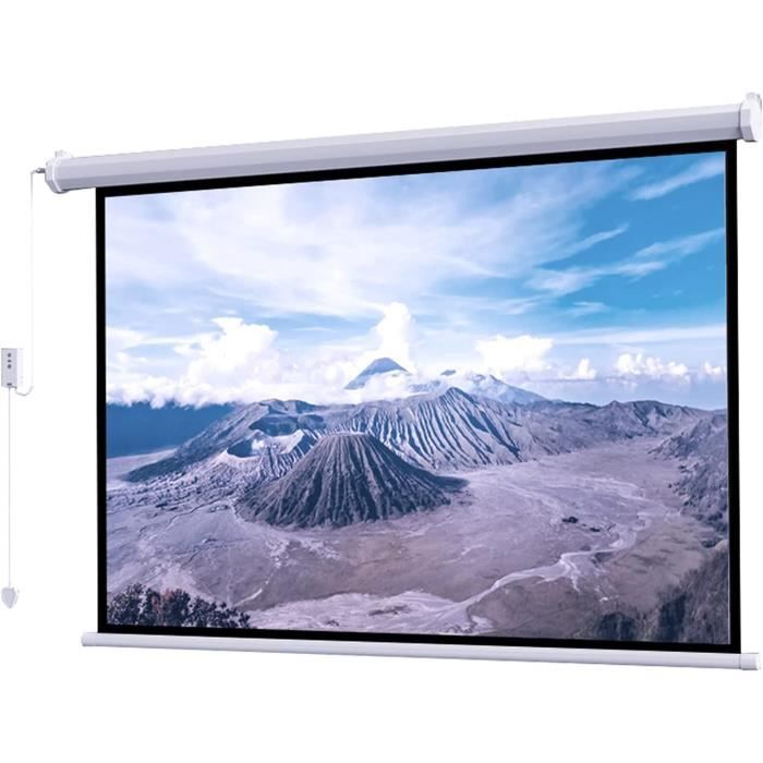 Ecran de projection motorisé LIUU - 60 pouces - 4:3/16:9 - sans fil ...