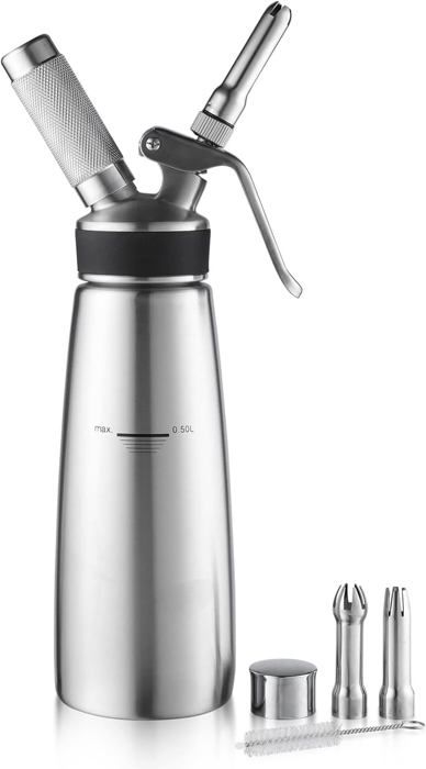 Siphon Chantilly Syphon Inox 500Ml Cream Whipper L'Acier Inoxydable ...