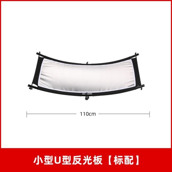 Réflecteur photographique incurvé en forme de U AIHONTAI - argent, or ...