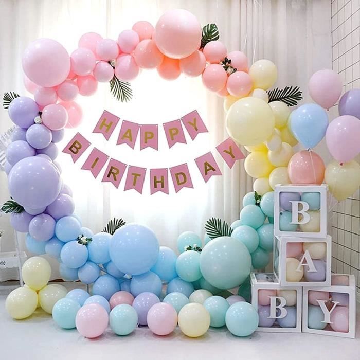 100 Ballon Pastel Arc En Ciel 5-10-12 Pouces Ballon Helium Anniversaire ...