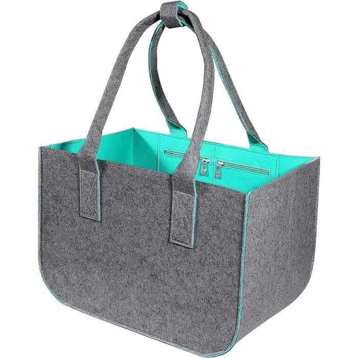 Sac De Courses En Feutre,Sac De Courses Pliable,Grand Sac De Transport ...