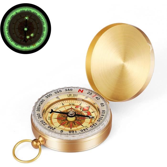 Boussole de navigation pour randonnée, boussole d'orientation vintage ...