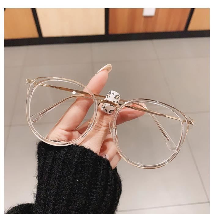 Clair clair - Dioptrie +3,50 - Lunettes rondes anti lumière bleue pour ... Clair clair - Dioptrie +3,50 - Lunettes rondes anti lumière bleue pour ...
