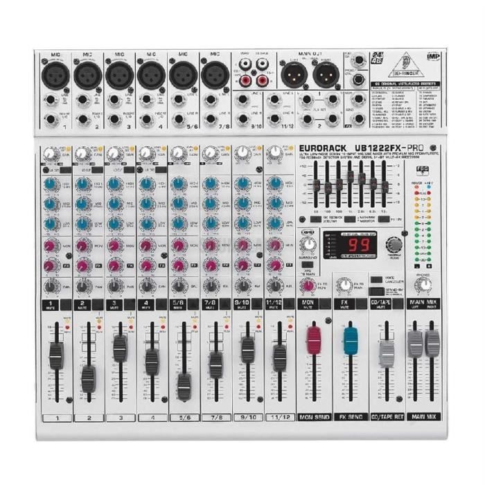 Behringer Europack UB1222FX-PRO. - Cdiscount TV Son Photo