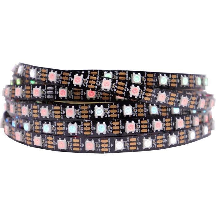 Rubans Led Ws2812B Rgb Ic 5050Smd 5M 60Leds-M, Bandes Led Color Magic ...